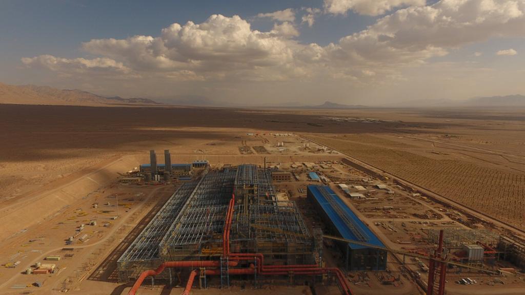 The construction of the internal railway of Zarand Iranian steel ...