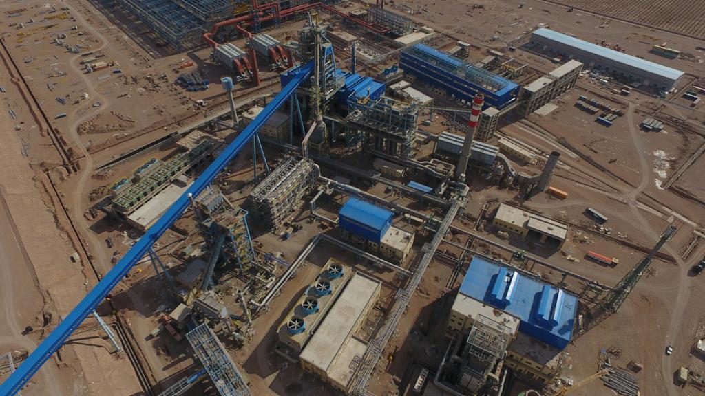 The construction of the internal railway of Zarand Iranian steel ...